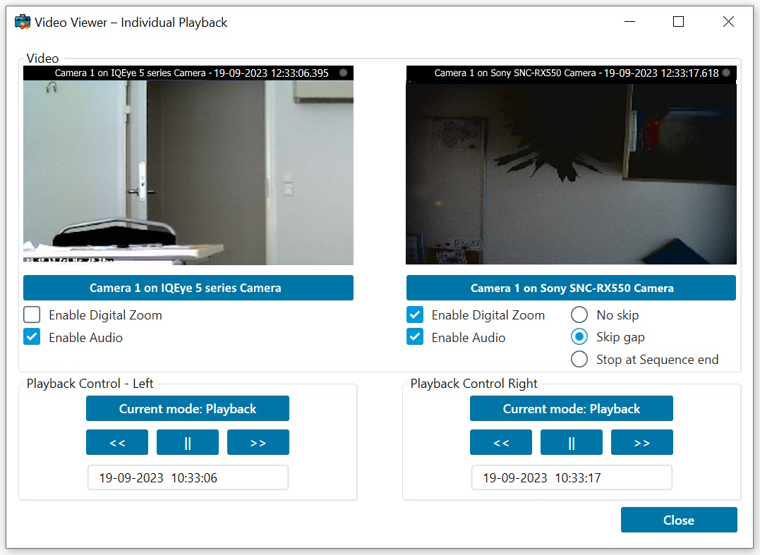 Video Viewer - Individual Playback